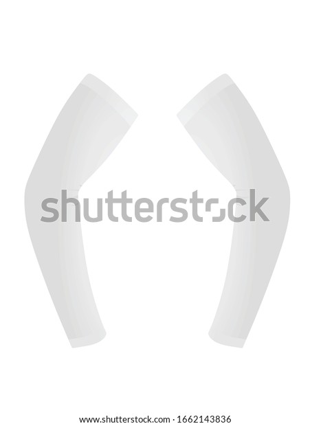 White Arm Sleeve Vector Illustration Stock Vector (Royalty Free ...