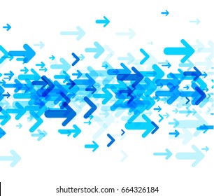 White Background Blue Arrows Pattern Vector Stock Vector (Royalty Free ...