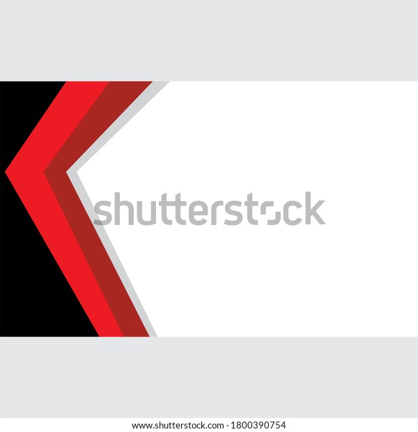 White Background Combination Red Black Stock Vector (Royalty Free ...