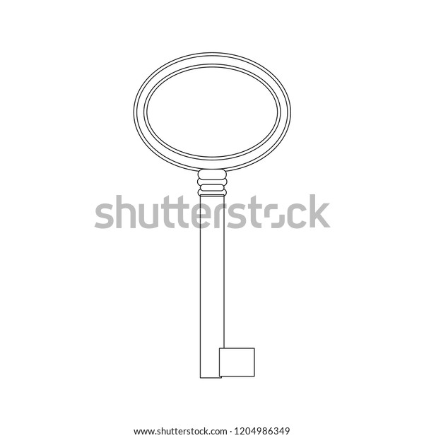 White Background Contour Lines Key: vector de stock (libre de regalías ...