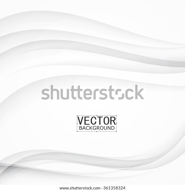 White Background Curve Vector Abstract White Stock Vector (Royalty Free ...