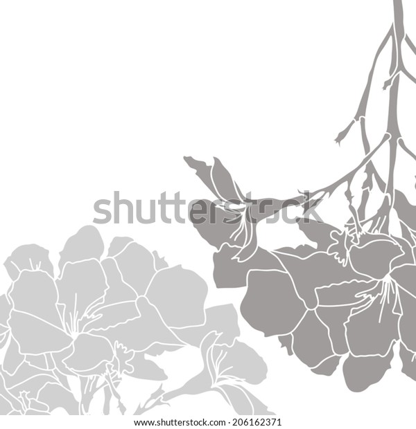 White Background Gray Silhouettes Colors Vector Stock Vector (Royalty ...