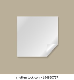 White Blank Sheet Paper Stock Vector (Royalty Free) 654930757 ...