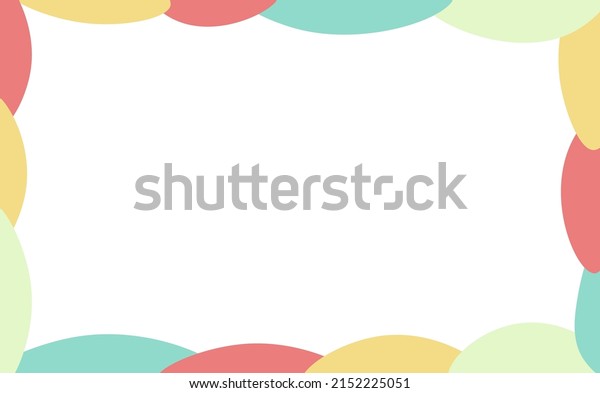 White Blank Vector Background Colorful Flat Stock Vector (Royalty Free ...