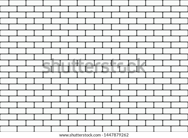 White Brick Wall Seamless Texture Realistic: เวกเตอร์สต็อก (ปลอดค่า ...