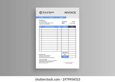 538 Invoice header Images, Stock Photos & Vectors | Shutterstock