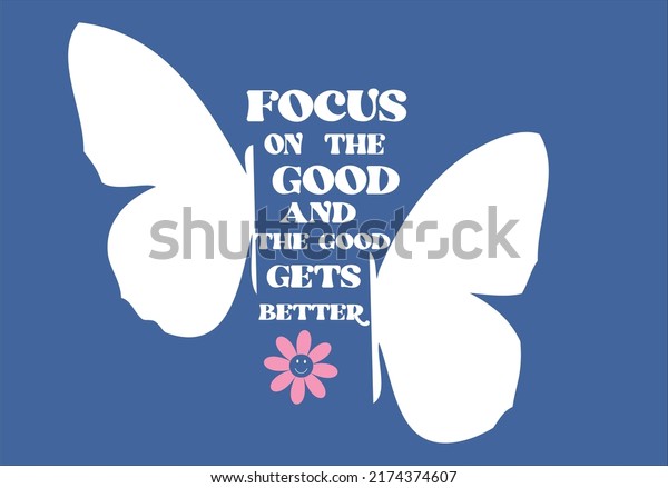 White Butterfly Wings Slogan Design Vector Stock Vector (Royalty Free ...