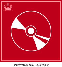 White Cd Dvd Icons Stock Vector (Royalty Free) 355326302 | Shutterstock