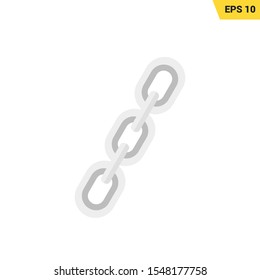 Chain Icon Design Isolated On White Stock Vector (Royalty Free) 1710874417