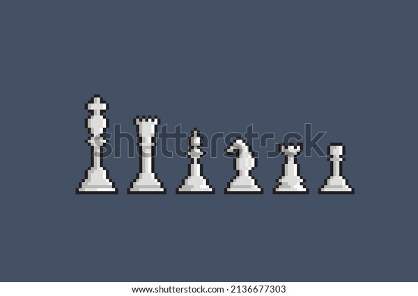Pixel art chess: 1 124 bilder, stockfoton och vektorer | Shutterstock
