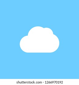 White Cloud Graphic Icon Design Template: เวกเตอร์สต็อก (ปลอดค่า ...
