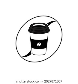 White Coffee Logo Vector Design Stock Vector (Royalty Free) 2029871807 ...