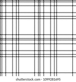 White Color Check Pixel Seamless Pattern Stock Vector (Royalty Free ...