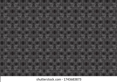 White Complex Outline Interconnecting Circles Diagonal Stock Vector ...