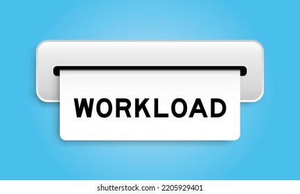 White Coupon Banner Word Workload Machine Stock Vector (Royalty Free ...