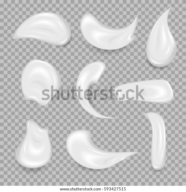White Cream Elements Element Advertising Promotional Stock Vector ...