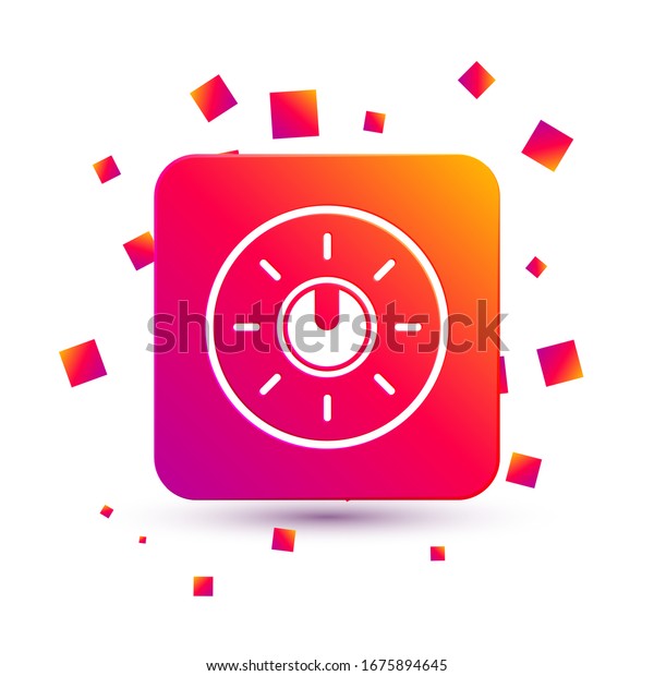 White Dial Knob Level Technology Settings Stock Vector (Royalty Free ...