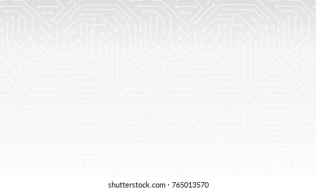 White Digital Texture Geometric Technology Background Stock Vector ...