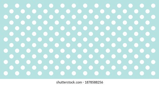 White Dots Turquoise Background Stock Vector (Royalty Free) 1878588256