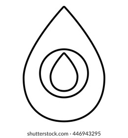 White Drop White Circle Mini Drop Stock Vector (Royalty Free) 446943295 ...