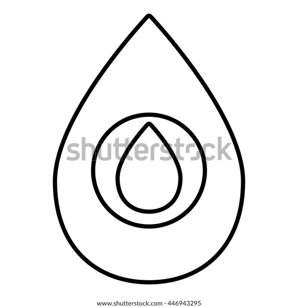 White Drop White Circle Mini Drop Stock Vector (Royalty Free) 446943295 ...
