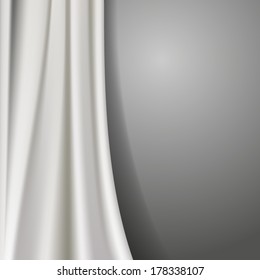 White Fabric Pleated Stock Vector (Royalty Free) 178338107 | Shutterstock