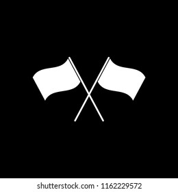 White Flag Icon Stock Vector (Royalty Free) 1162229572 | Shutterstock