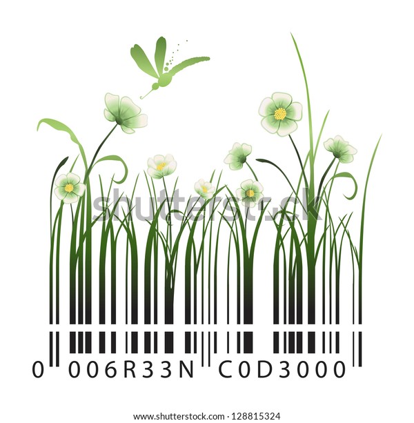482 Barcode Flower Images, Stock Photos & Vectors | Shutterstock
