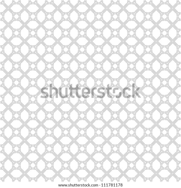 White Geometric Pattern Seamless Stock Vector (Royalty Free) 111781178 ...