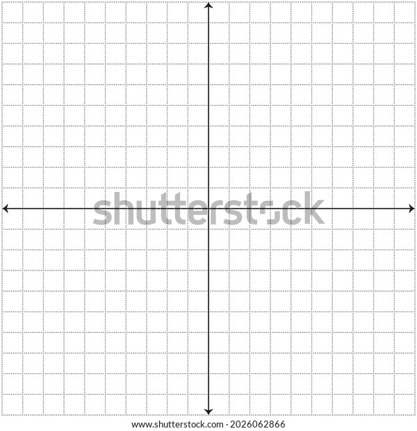 White Graph Paper Black Line X Stock Vector (Royalty Free) 2026062866 ...