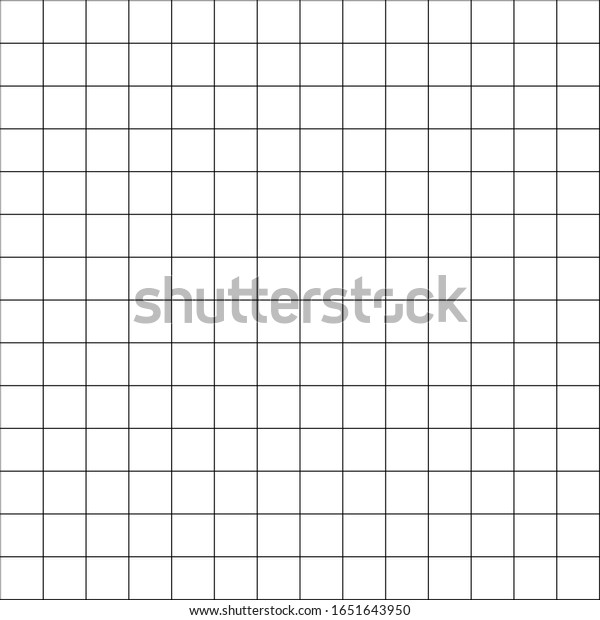 White Graph Paper Black Lines Square Stock Vector (Royalty Free ...