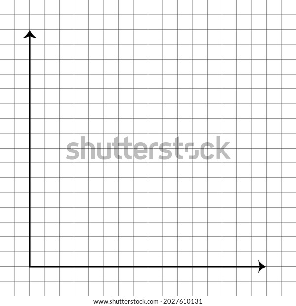 White Graph Paper Black Lines Black Stock Vector (Royalty Free ...