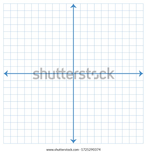 White Graph Paper Blue Line X Stock Vector (Royalty Free) 1725290374 ...