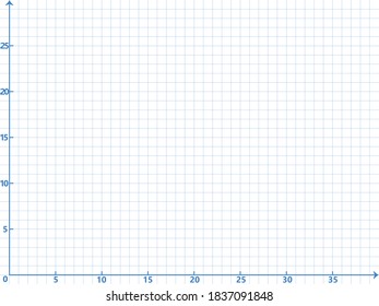 White Graph Paper Blue Xy Axis Stock Vector (Royalty Free) 1837091848 ...
