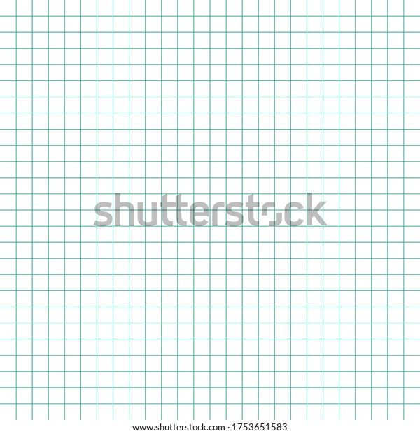White Graph Paper Green Lines Stock Vector (Royalty Free) 1753651583 ...