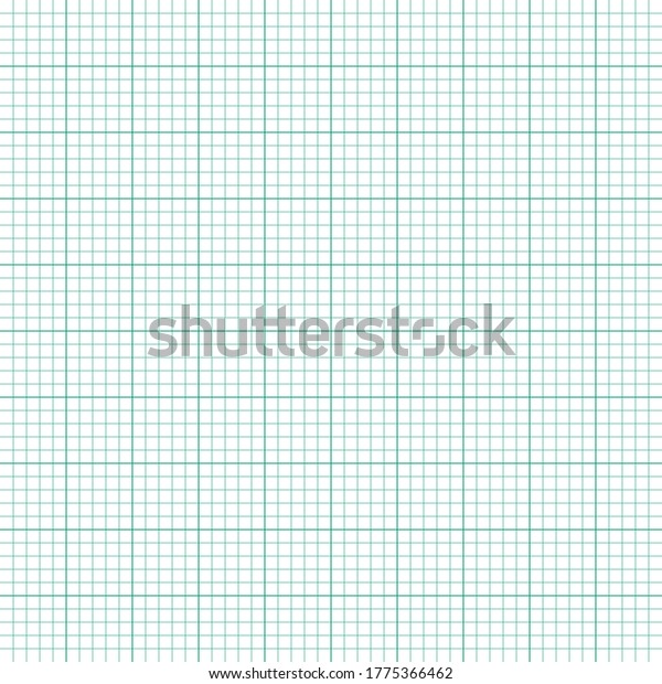 White Graph Paper Green Lines Stock Vector (Royalty Free) 1775366462 ...
