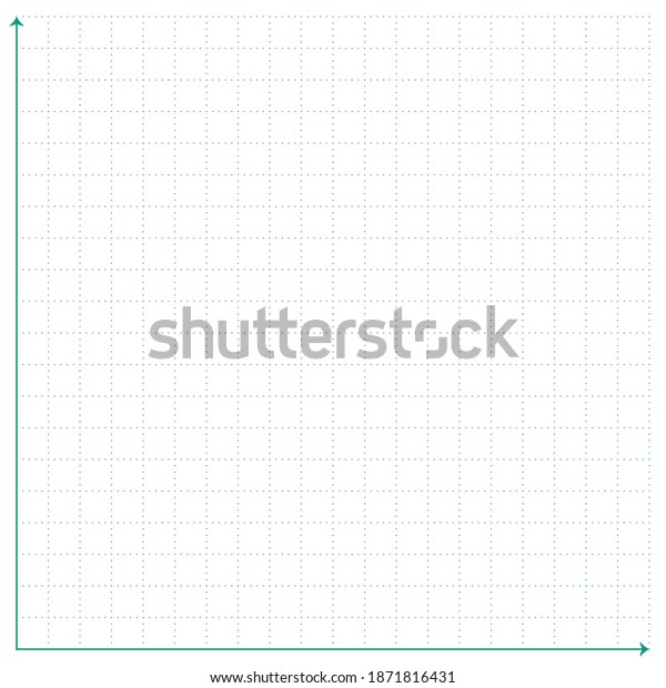 White Graph Paper Green Point Pattern Stock Vector (Royalty Free ...