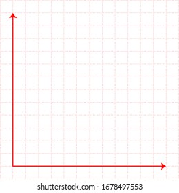 White Graph Paper Red Lines Red Stock Vector (Royalty Free) 1678497553 ...