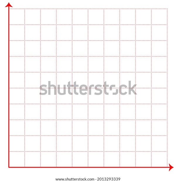 White Graph Paper Red Lines Black Stock Vector (Royalty Free ...
