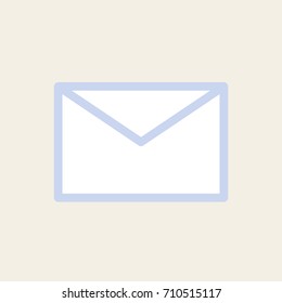 White Letter Message Vector Illustration Stock Vector (Royalty Free ...