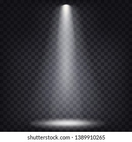 White Light Dark Vector Illustration Stock Vector (Royalty Free ...