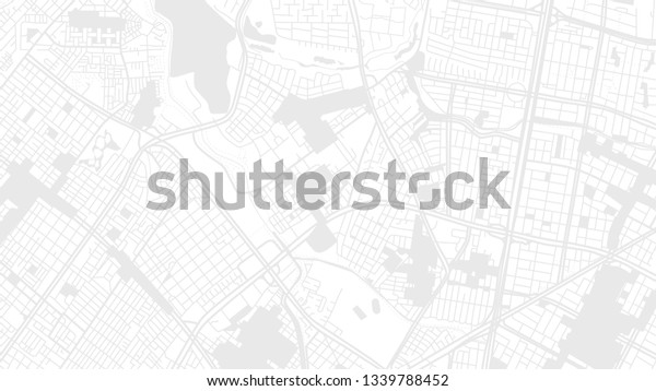 mapa blanco de la ciudad de: vector de stock (libre de regalías ...