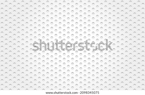 White Mesh Perforated Metal Texture Light Stock Vector (Royalty Free ...