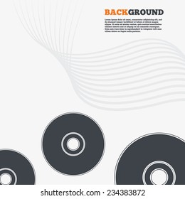 White Modern Background Cd Dvd Sign Stock Vector (Royalty Free ...