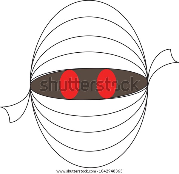 White Mummy Red Eyes Stock Vector (Royalty Free) 1042948363 | Shutterstock