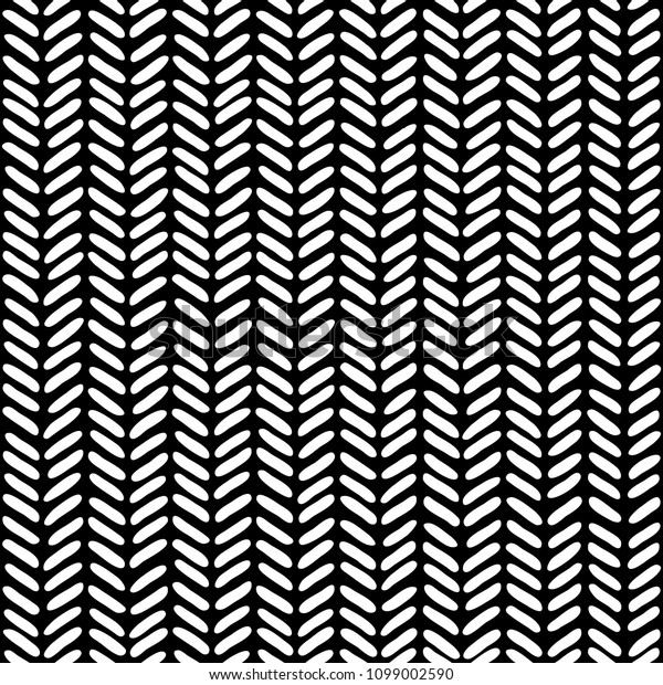 White On Black Sketch Herringbone Pattern Stock Vector (Royalty Free ...