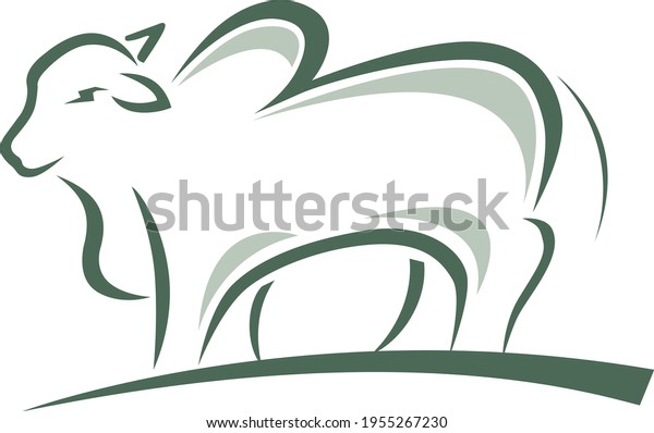 White Ox Icon Nelore Logo: เวกเตอร์สต็อก (ปลอดค่าลิขสิทธิ์) 1955267230 ...