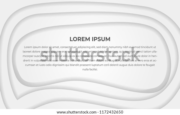 White Paper Cut Wallpaper Template Paper Stock Vector (Royalty Free ...