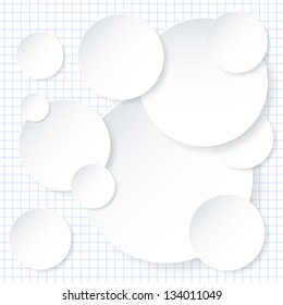 White Paper Infographic Background Design Template Stock Vector ...