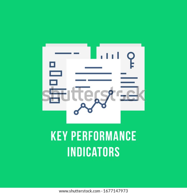 White Paper Like Key Performance Indicator Stock Vector (Royalty Free ...
